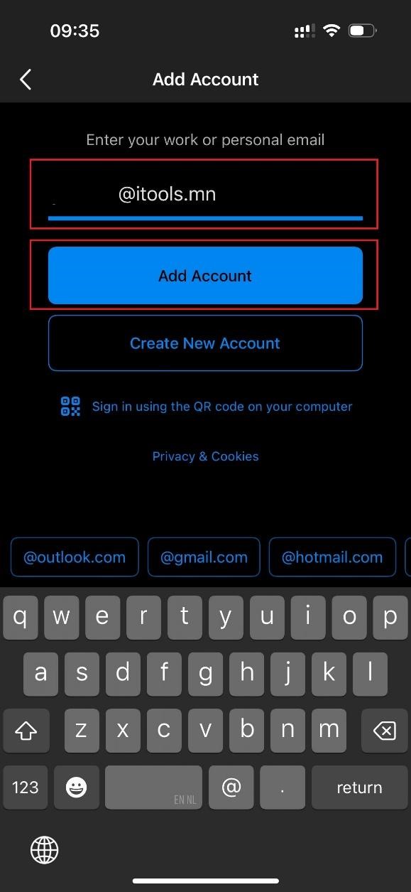 Iphone утсан дээр outlook ашиглан и-мэйл хаяг тохируулах заавар (Open ...